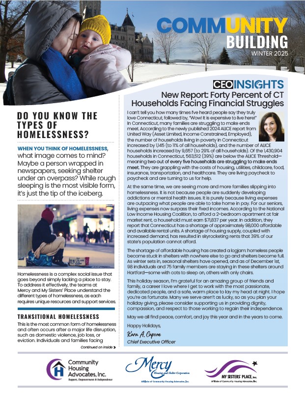 Newsletters - Mercy Housing CT